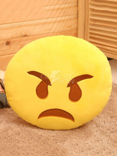 Angry Emoji Pillow Emoji Smiley Emoticon Cushion - Cosplayshow.com