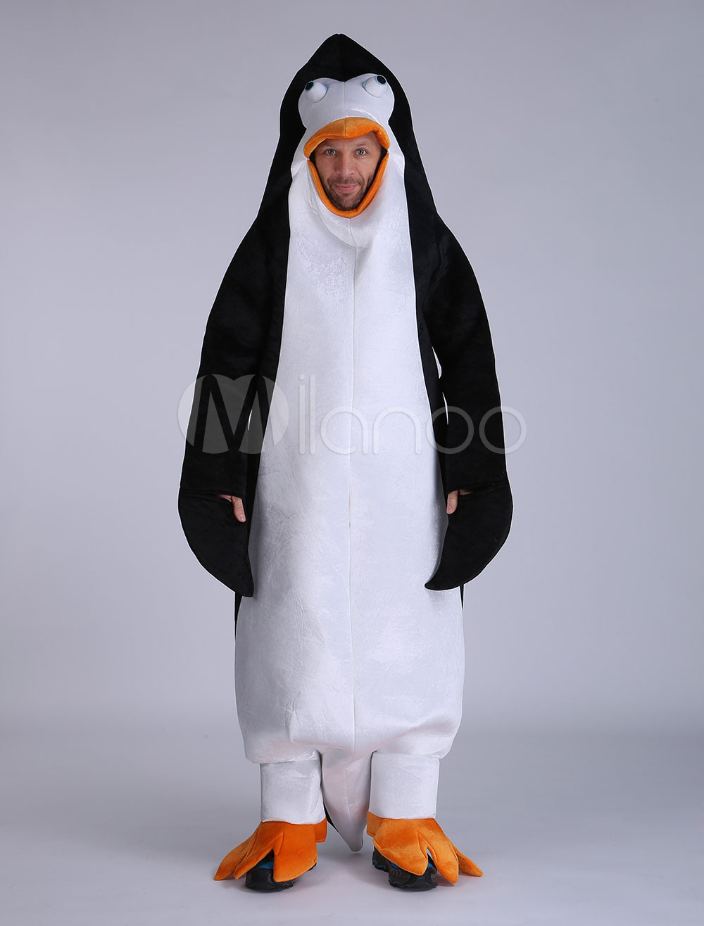 Halloween Penguin Costume Velour For Adult Animal Costume Halloween ...