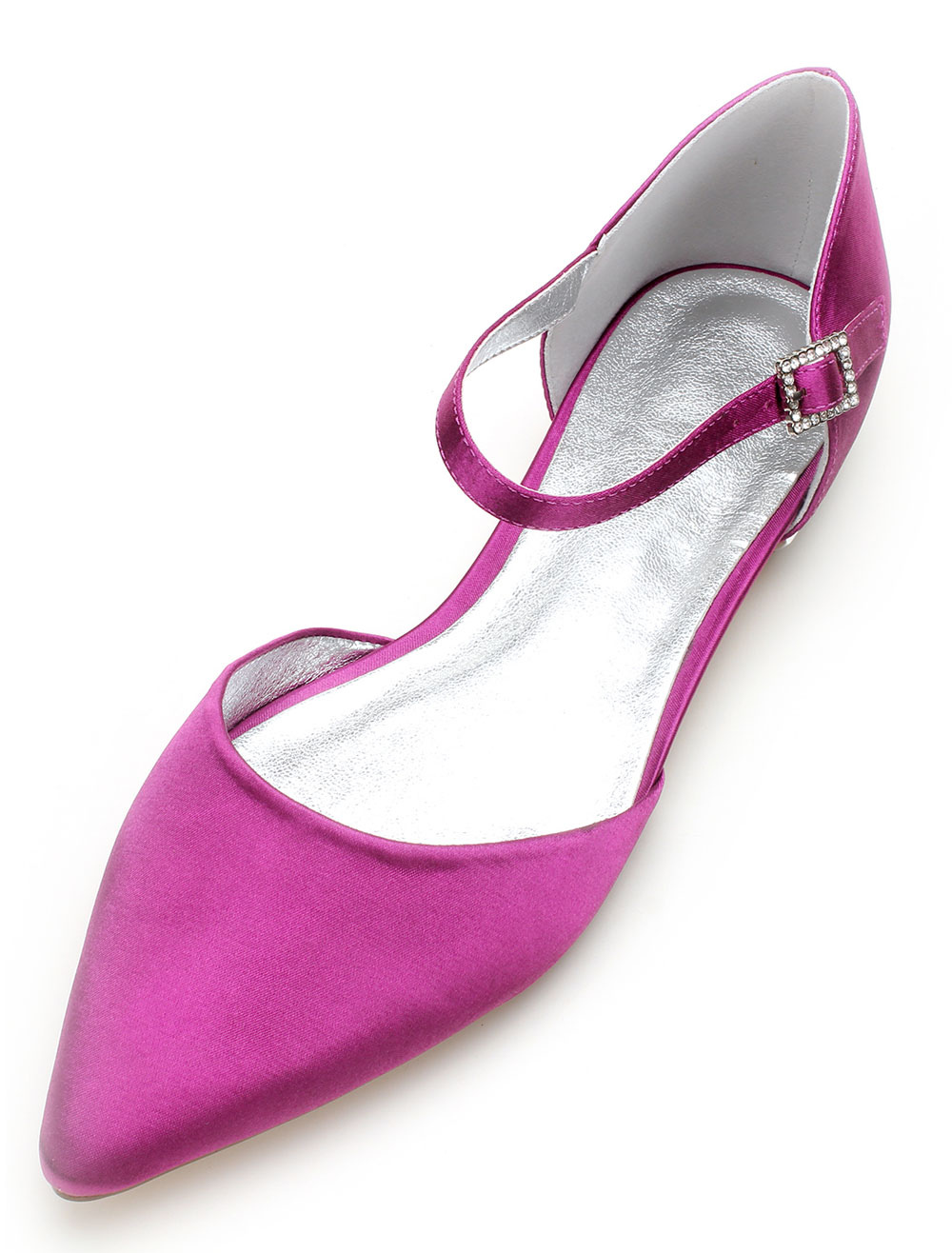 chaussure mariée en soie et satin chaussures de mariée à talon plate ...