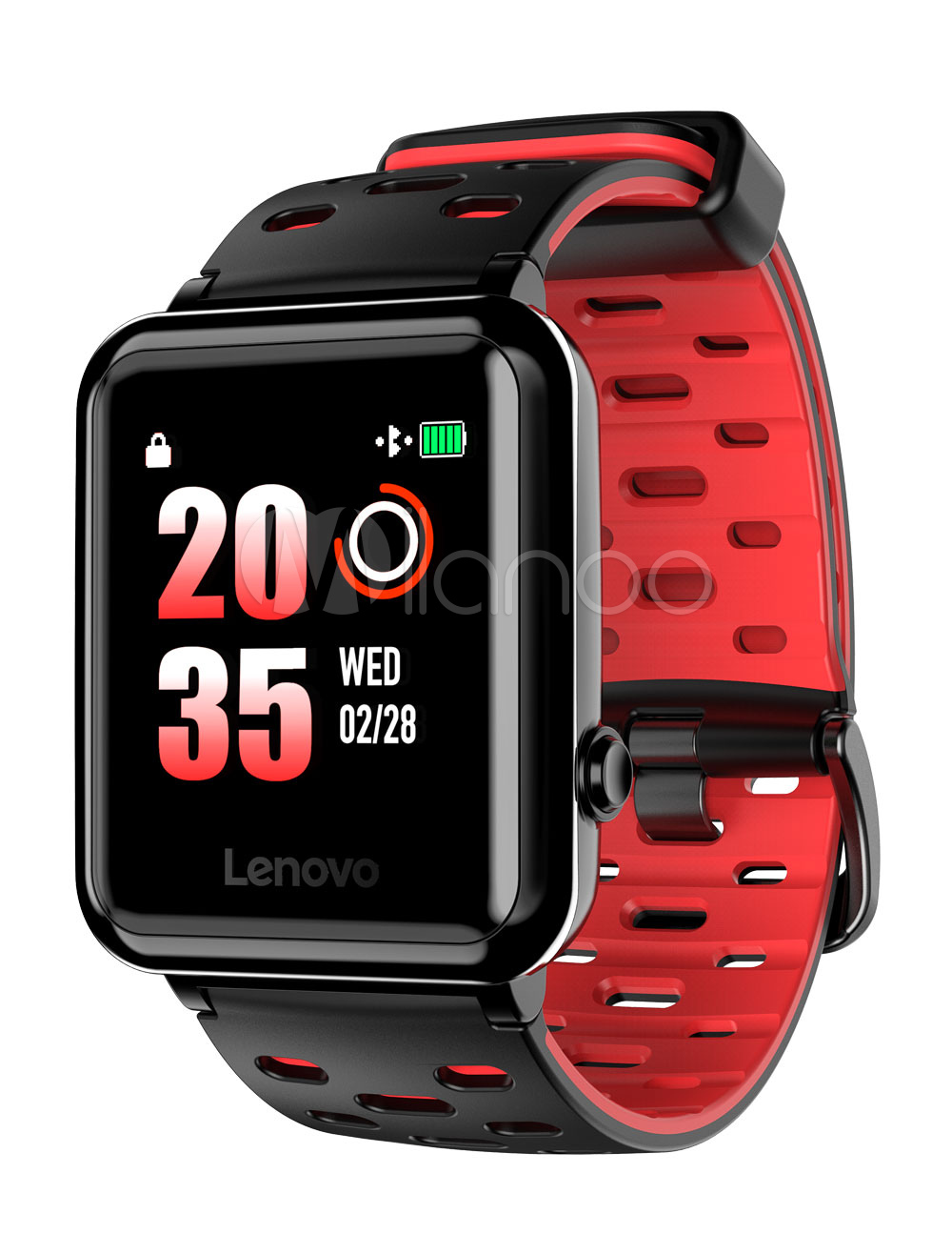 Lenovo Smart Watch Heart Rate Health Manage Data Sync With Phone ...