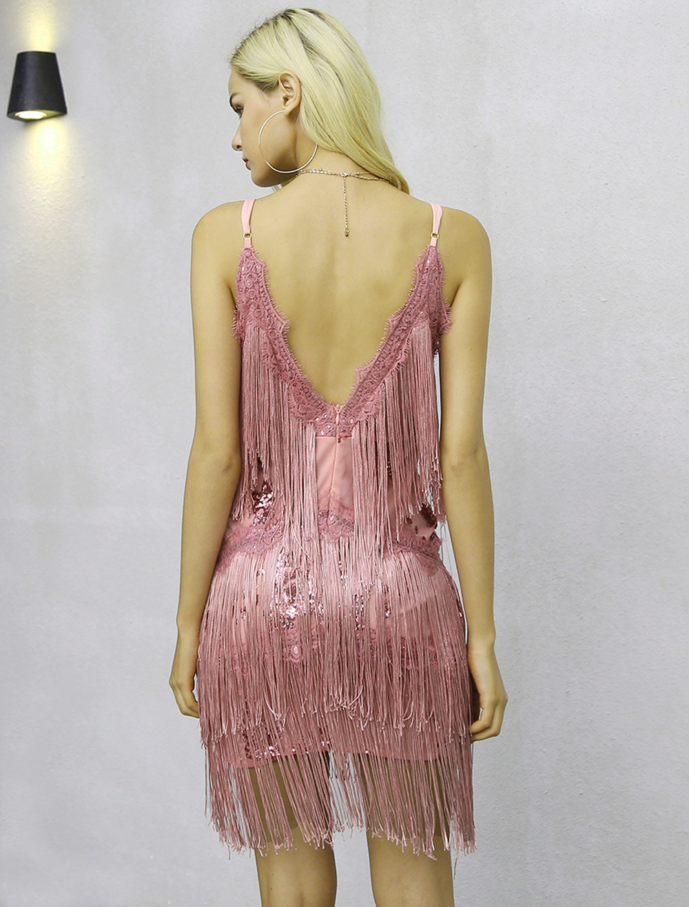 1920s Fashion Style Flapper Dress With Tassels 20s Party outfits ...