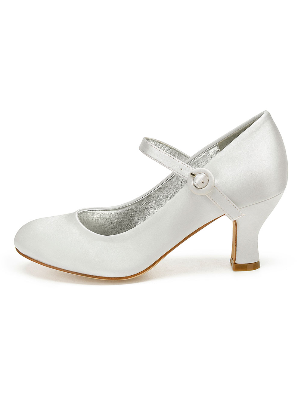 Vintage Wedding Shoes Purple Round Toe Mary Jane Shoes Satin Mother Of ...