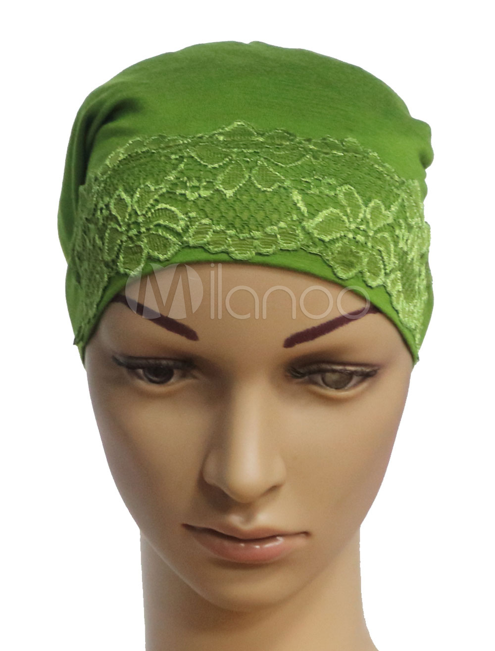 Tube Inner Cap Lace Patch Modal Muslim Hijab Underscarves - Milanoo.com