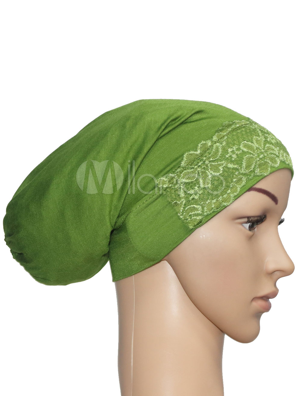 Tube Inner Cap Lace Patch Modal Muslim Hijab Underscarves - Milanoo.com