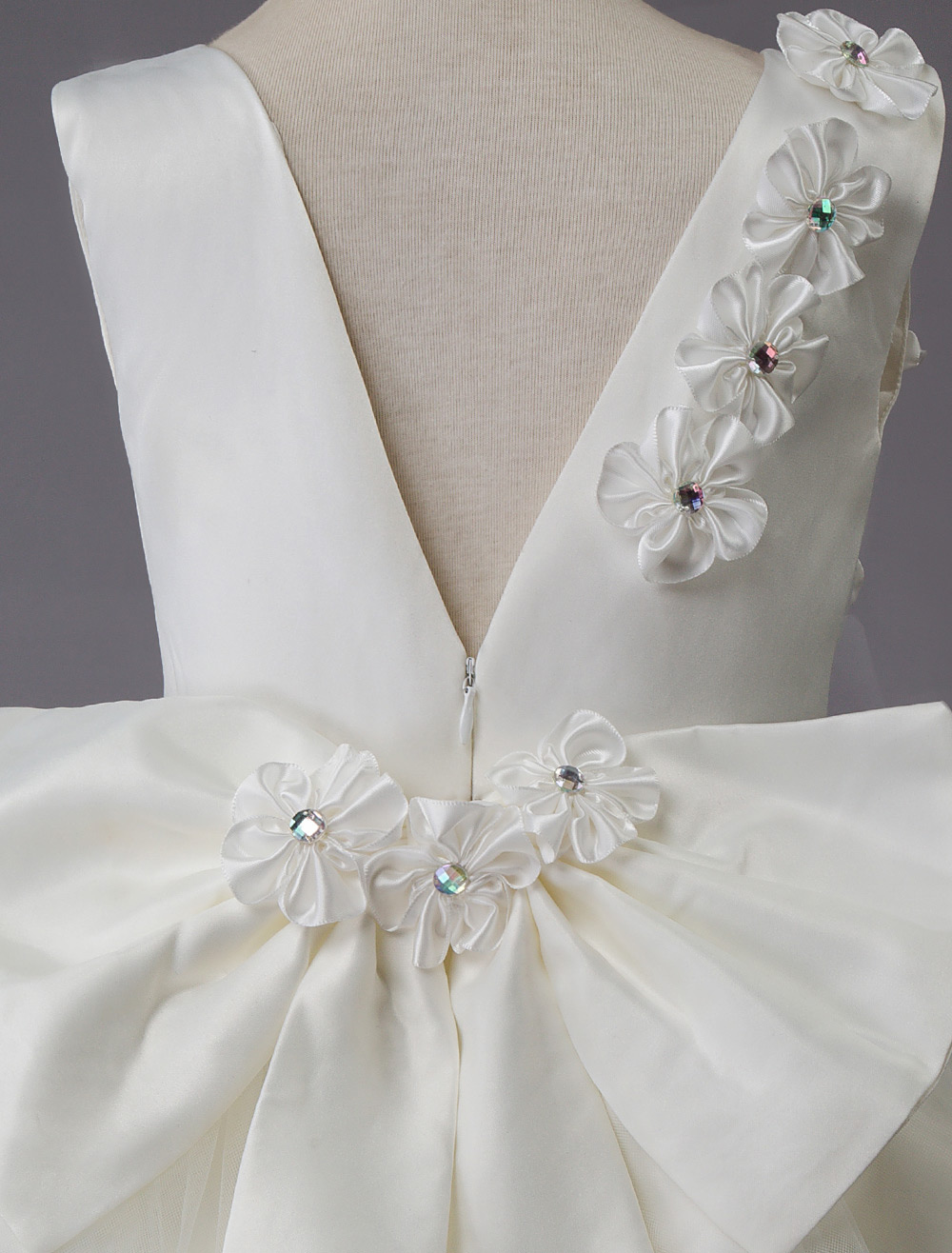 Wedding Flower Girl Dress Kids Formal Party Dresses Lace Floor Length ...