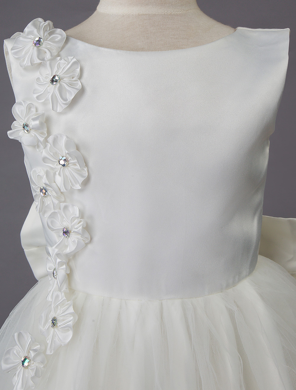 Wedding Flower Girl Dress Kids Formal Party Dresses Lace Floor Length ...