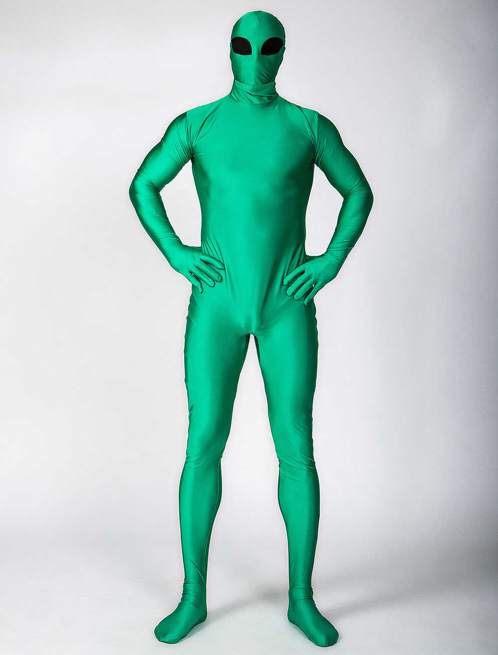 Disfraz Carnaval Zentai verde de elastano de marca LYCRA de ...