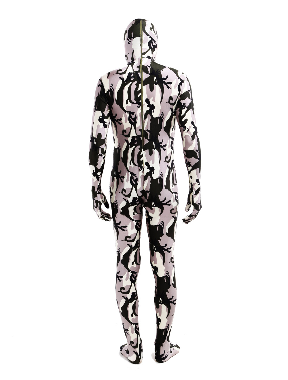 Morph Suit Black Camouflage Lycra Spandex Zentai Suit Unisex Full Body ...