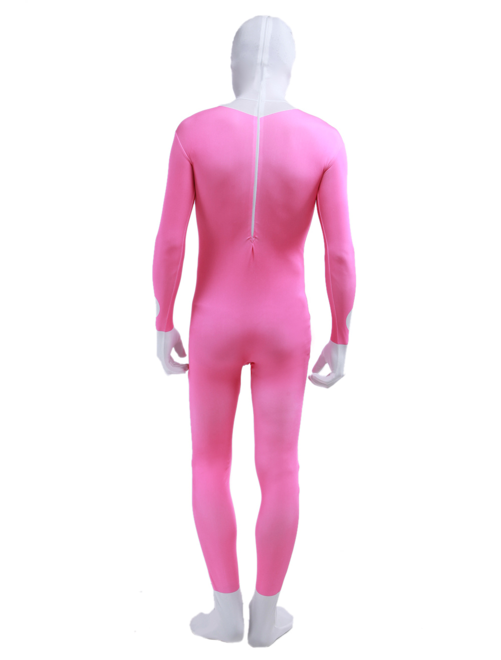 Morph Suit Pink Tuxedo Pattern Zentai Suit Full Body Lycra Spandex ...