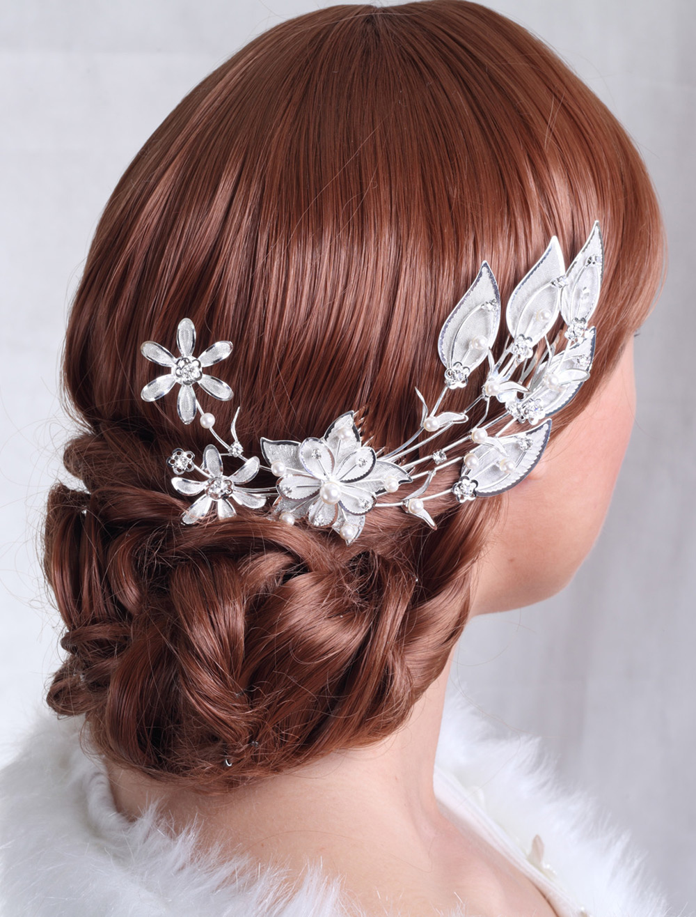 Luxury Metal Pearls Wedding Hairpin - Milanoo.com
