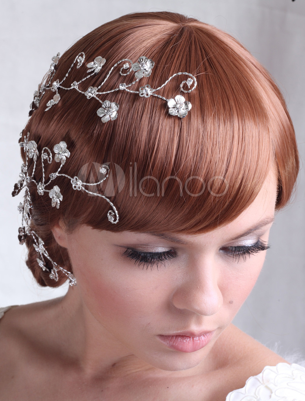 Luxurious Metal Rhinestone Wedding Hairpin - Milanoo.com