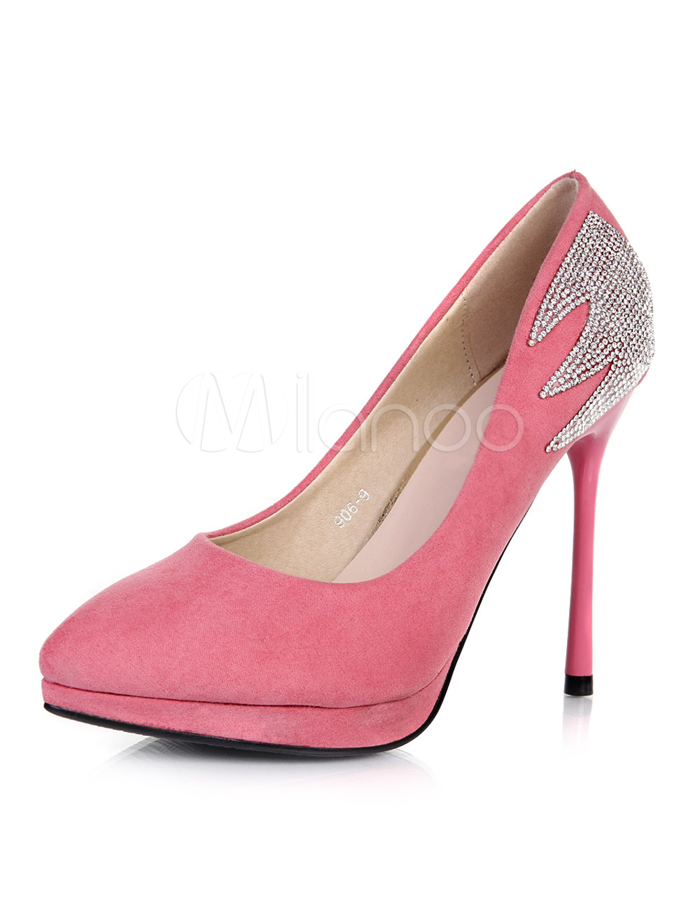 Sexy Stiletto Heel Satin Pointed Toe Woman's High Heels - Milanoo.com