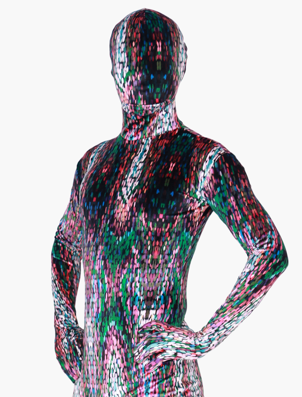 Morph Suit Multi Color Artwork Zentai Suit Full Body Lycra Spandex ...