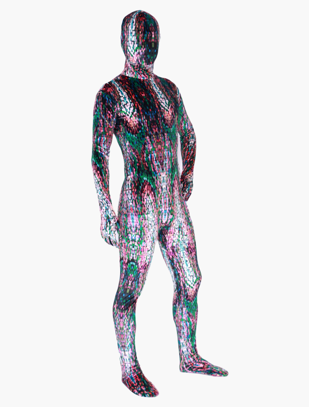 Morph Suit Multi Color Artwork Zentai Suit Full Body Lycra Spandex ...