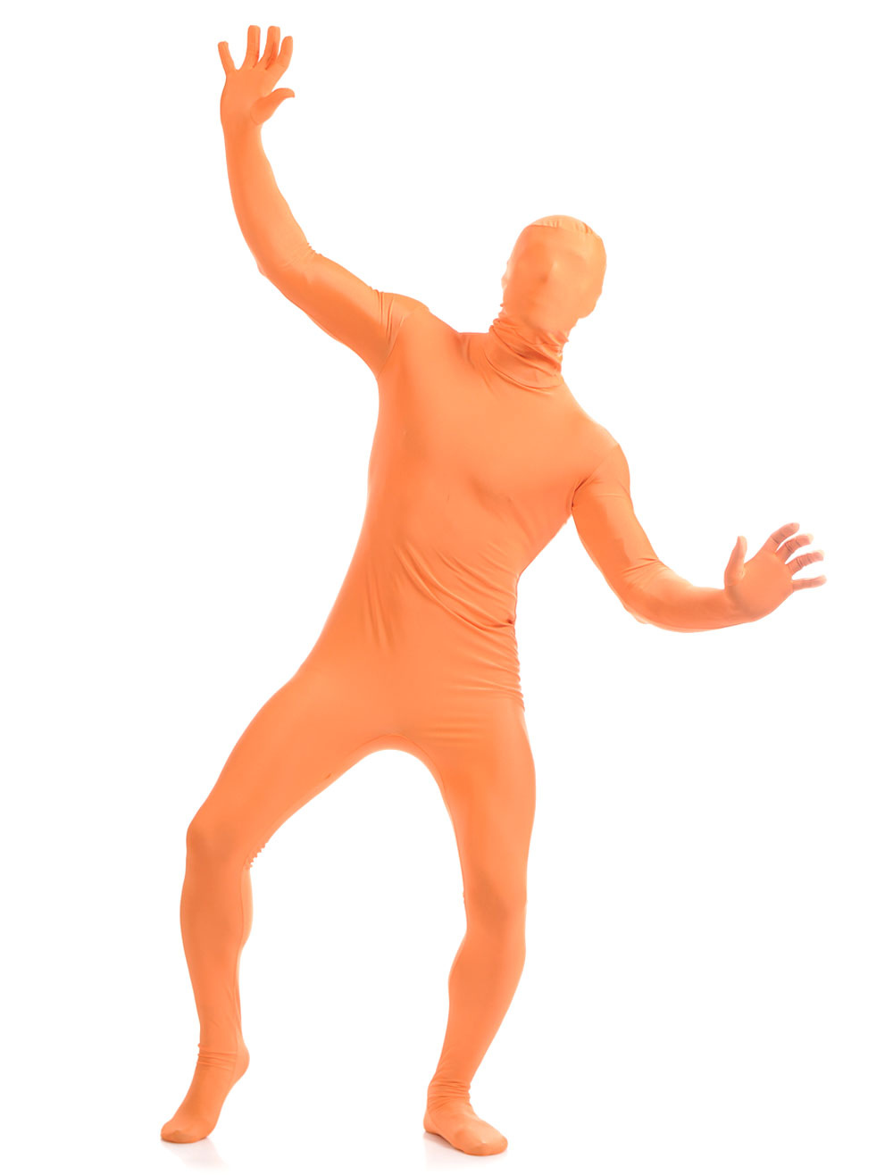 Orange Zentai Suit Adults Morph Suit Full Body Lycra Spandex Bodysuit ...
