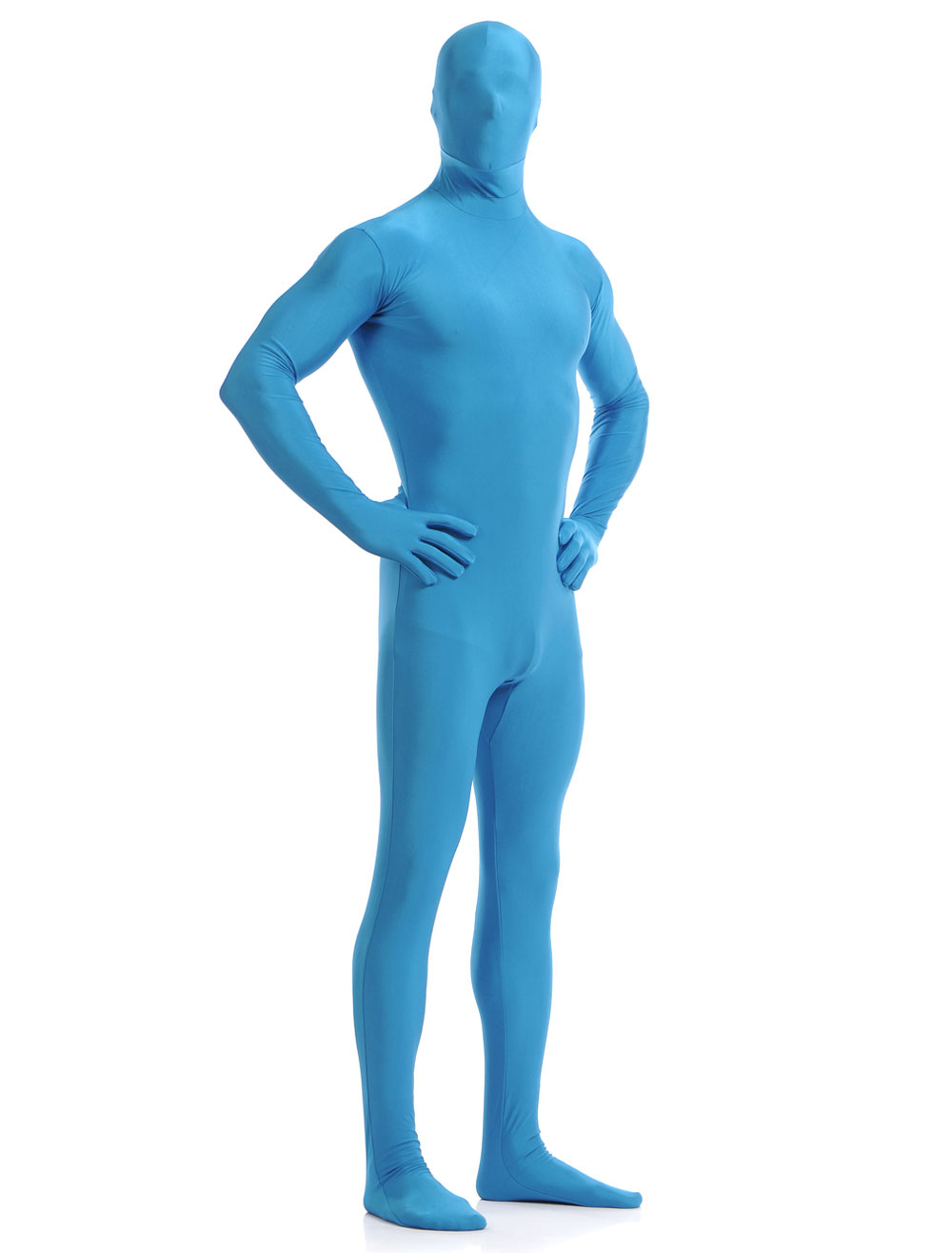 Blue Zentai Suit Adults Morph Suit Full Body Lycra Spandex Bodysuit for ...