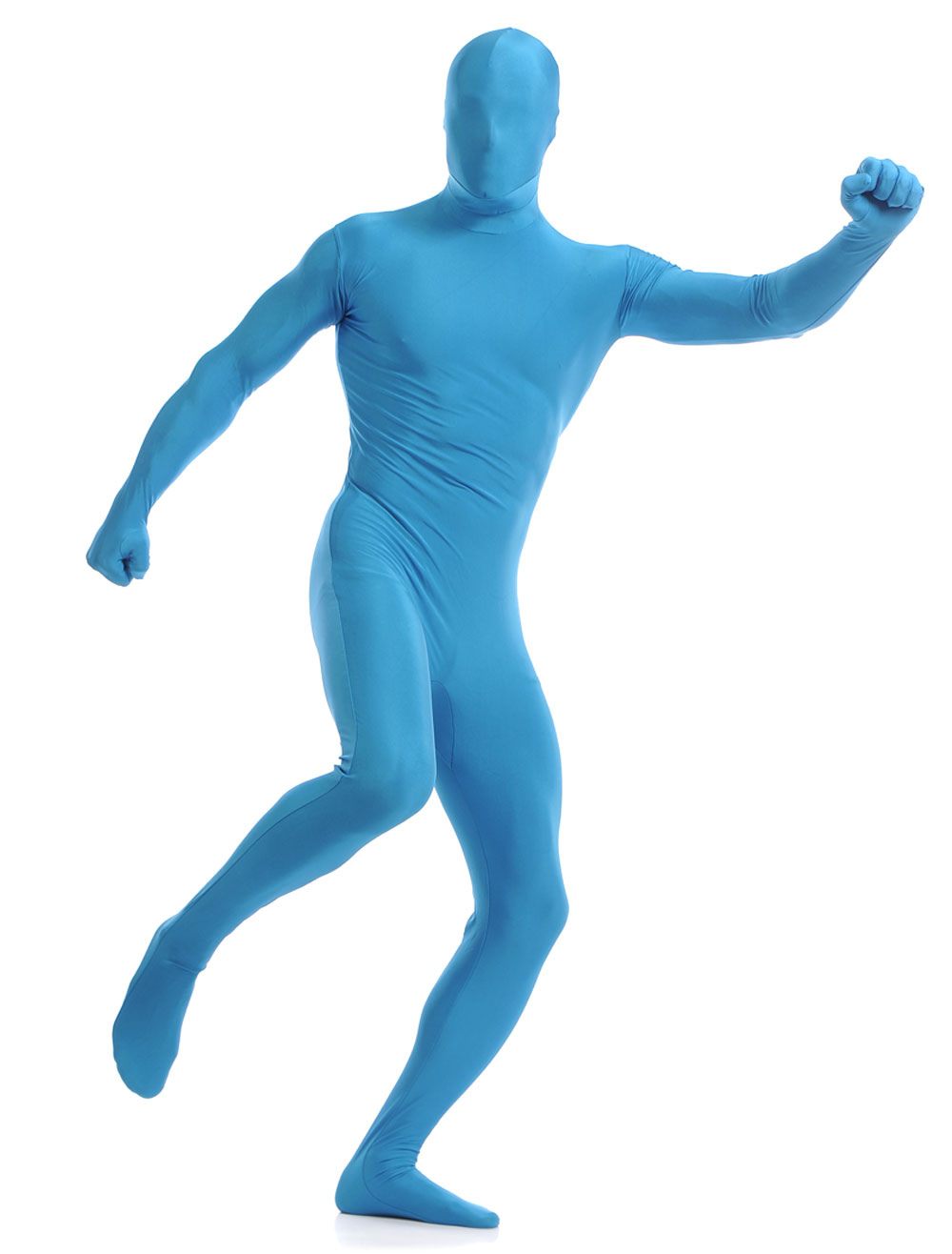 Blue Zentai Suit Adults Morph Suit Full Body Lycra Spandex Bodysuit for ...