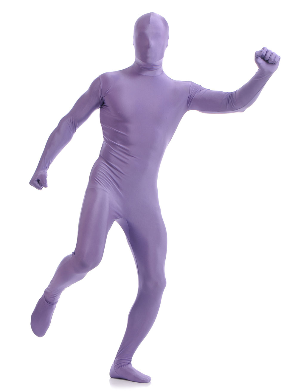 Purple Zentai Suit Adults Morph Suit Full Body Lycra Spandex Bodysuit ...