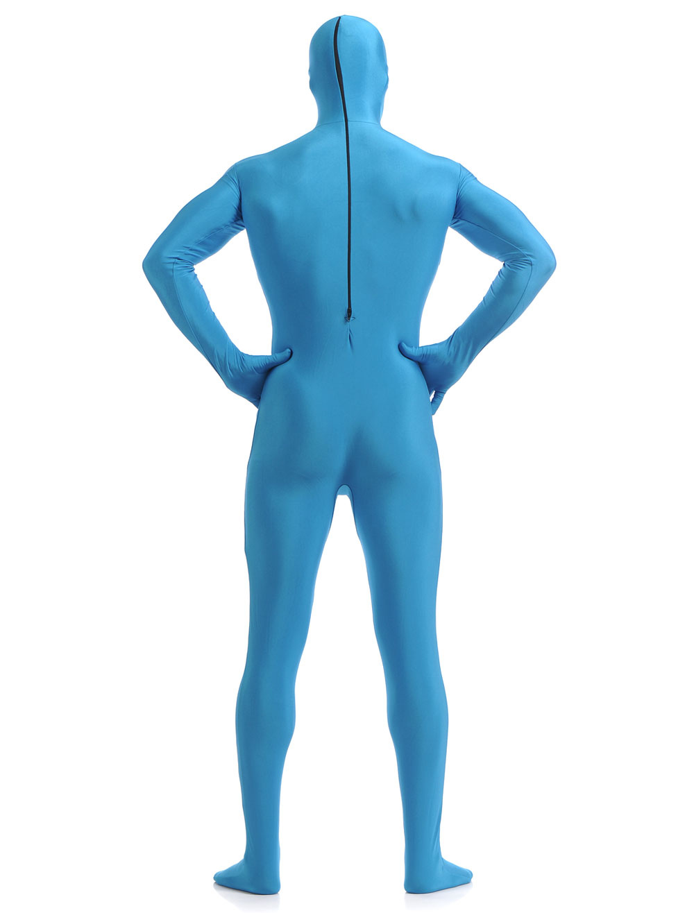 Blue Zentai Suit Adults Morph Suit Full Body Lycra Spandex Bodysuit for ...