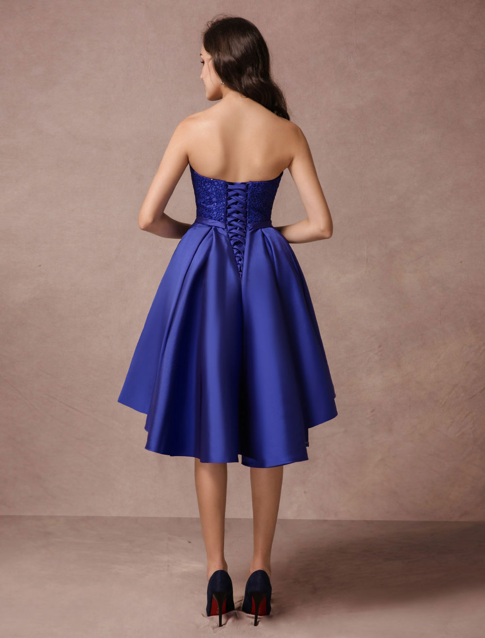 Ballkleider Rot Ball kleider Satingewebe Hochzeit A-Linie ...