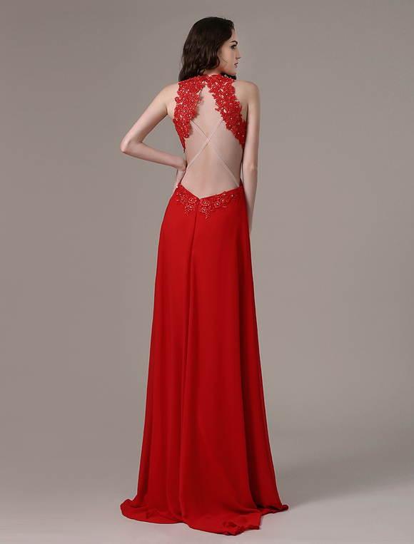 Ballkleider A-Linie- Ball kleider Rot Hochzeit Satingewebe Abendkleider ...