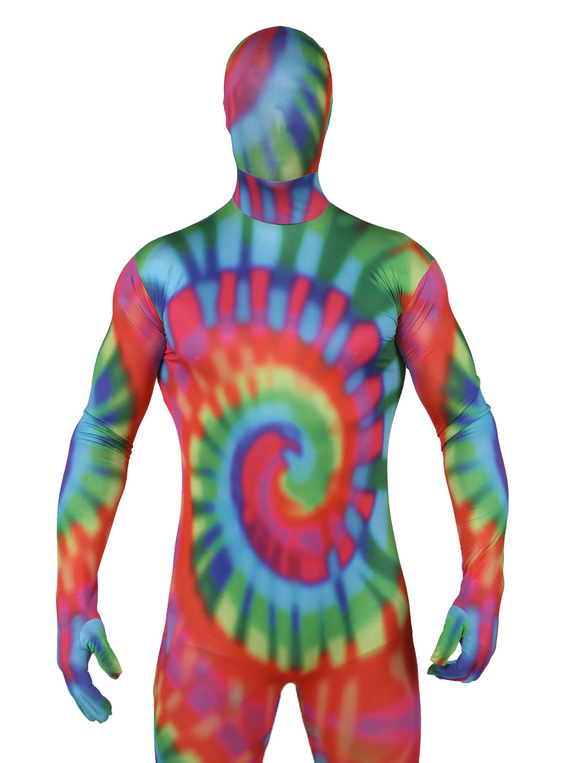 Morph Suit Colorful Zentai Suit Painted Full Body Lycra Spandex ...