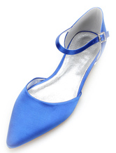 chaussure mariée en soie et satin chaussures de mariée à talon plate ...