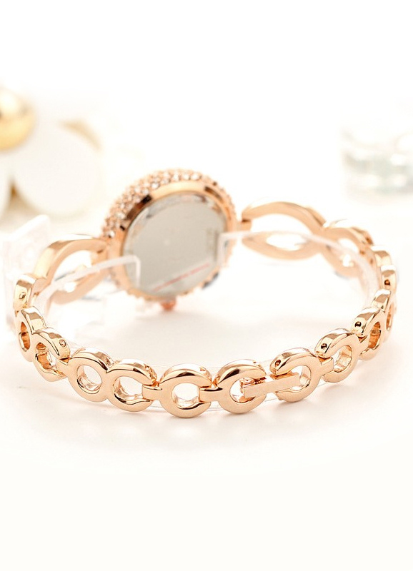 Shiny Rhinestone Glitter Teen Girl's Cool Casual Watch - Milanoo.com