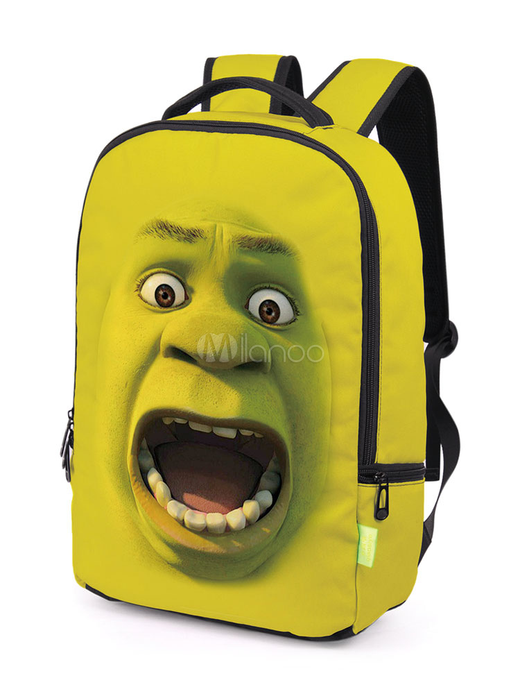 3D Print Backpack Shrek Printed Bags - Milanoo.com