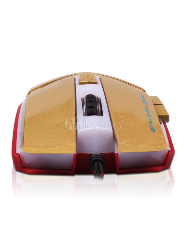 Wired Optical Mouse Adjustable 2400 DPI Light Effect Super Gaming Mouse ...