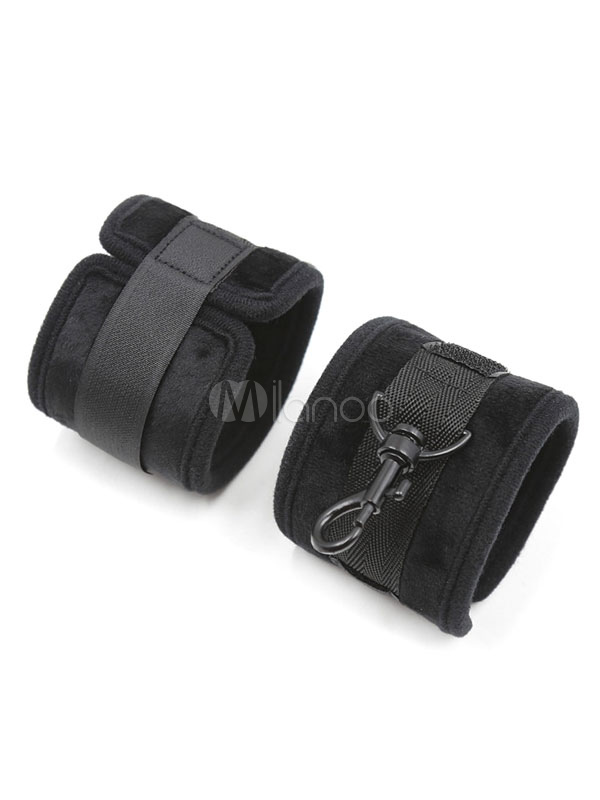 Handcuffs Eye Patch Bondage Set Black Slave Restraints Tools Adult BDSM ...