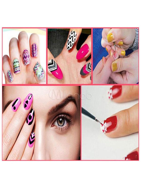 Nail Tool Implements For Finger Nails 3-Piece Nail Tool - Milanoo.com