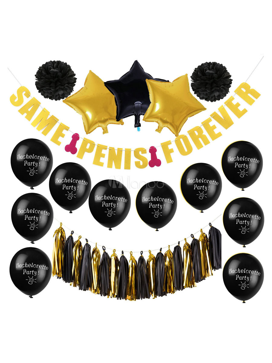 Party Decorations Latex Balloon Decos For Bachelor Party - Milanoo.com
