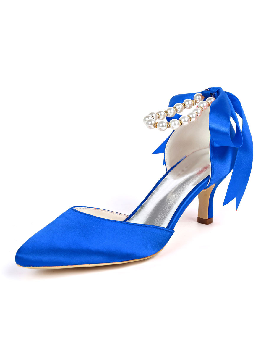 Chaussures de mariage pour femme Chaussures de mariée en satin avec ...