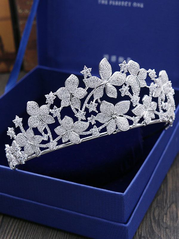 Wedding Headpiece Headwear Crown Accessory Diamond Hair Accessories For ...