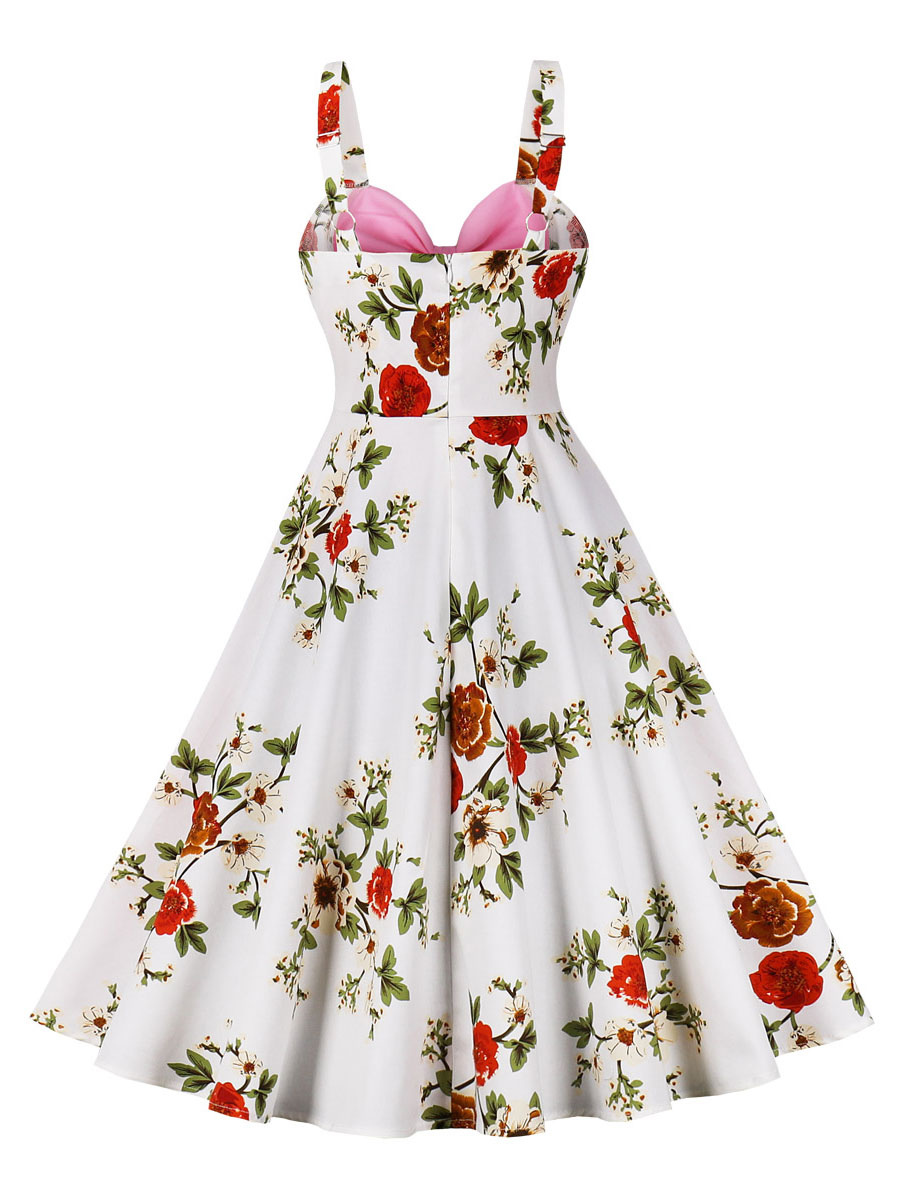 Vintage Dress 1950s Audrey Hepburn Style Backless Sleeveless Woman's ...