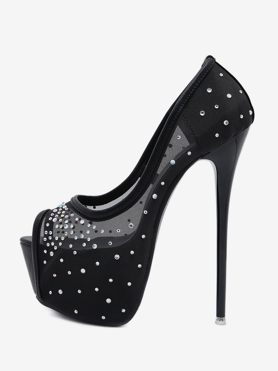 Sandales Sexy Pour Femme Étoile Plateforme Chaussures Talon Haut ...