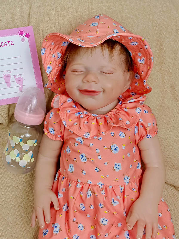 18 inch Small dimples Reborn Baby Doll Handcrafted Lifelike 3D Skin ...