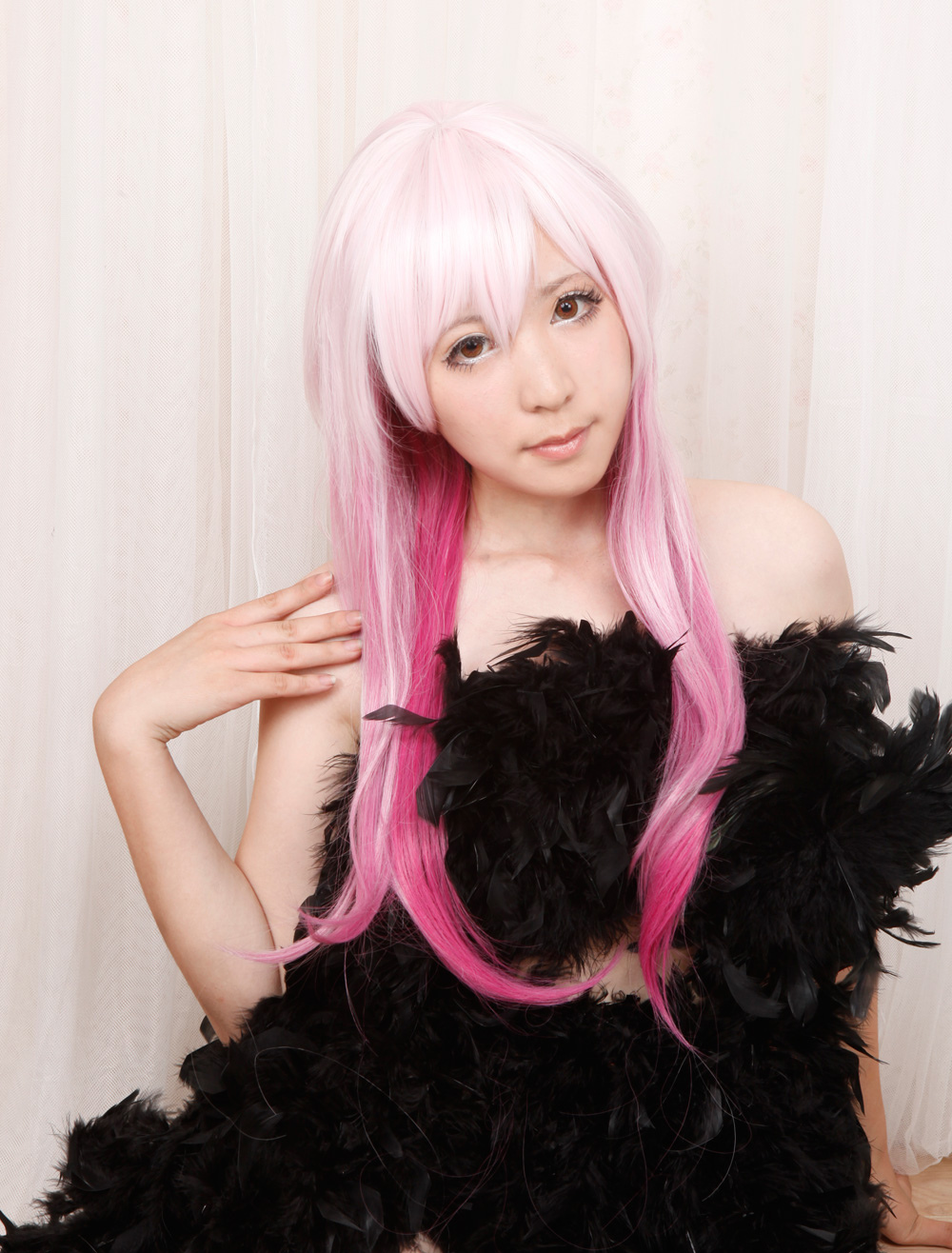 Guilty Crown Yuzuriha Inori Cosplay Costume Wig - Cosplayshow.com
