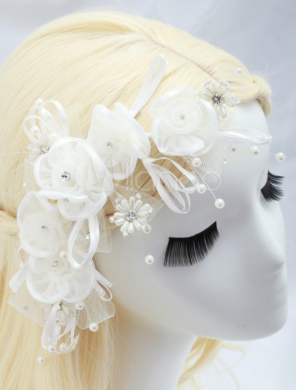 Handmade Hair Jewelry With Flower - Milanoo.com