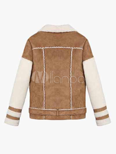 Striped Cuff Jacket - Milanoo.com