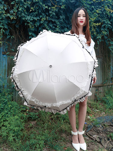 Sweet Lace Lolita Parasol Princess Parasol - Milanoo.com